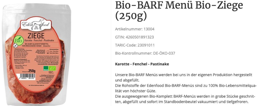 Gar nicht übel – aber auch nicht der Himmel auf Erden – Hannes Sein Futter